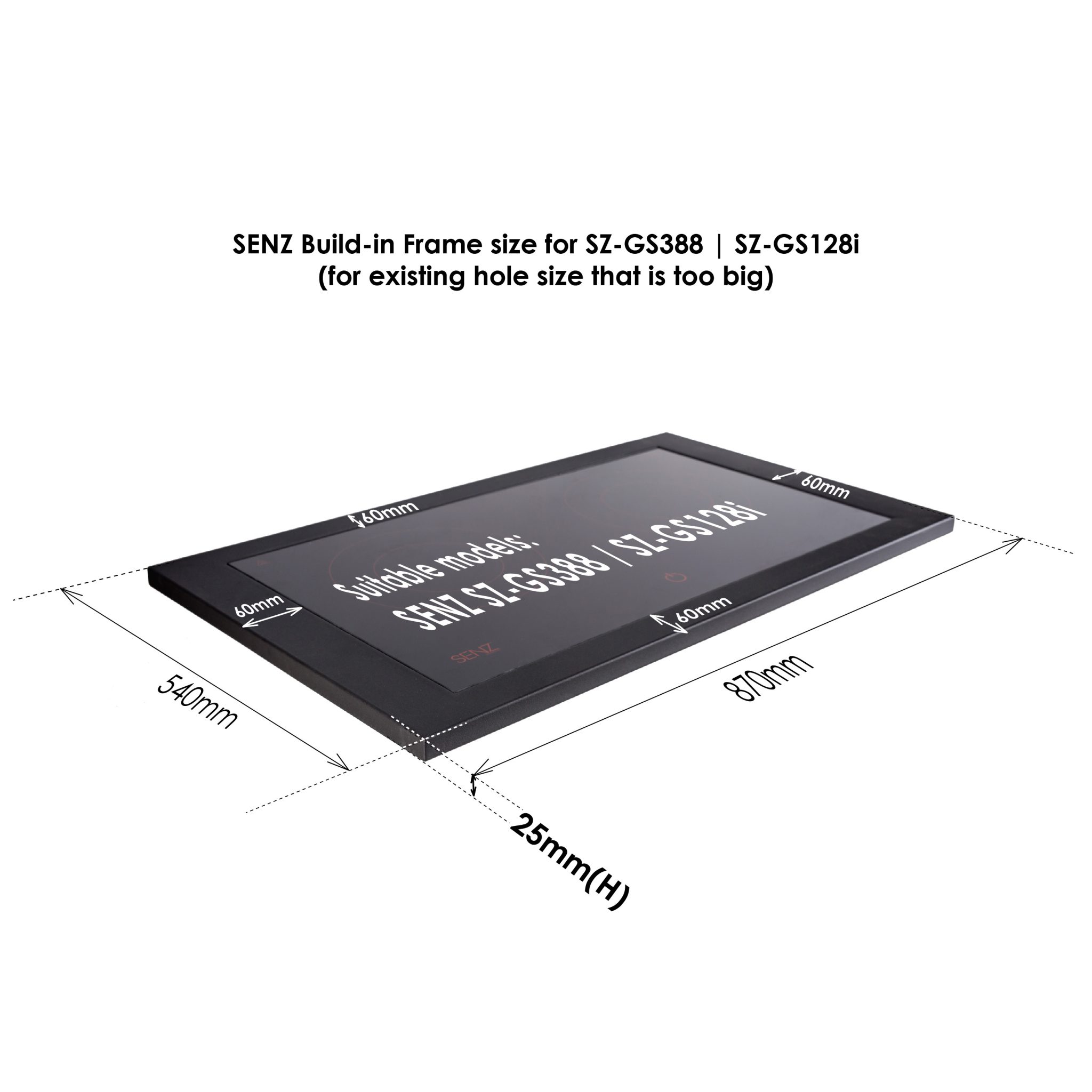 Build-in Frame for Gas Stove – Senz