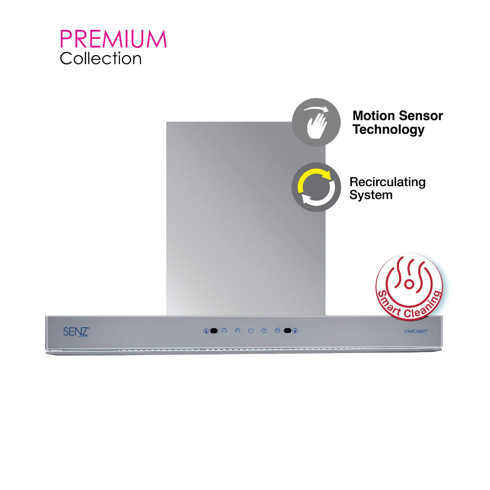 SENZ LINEA Heat Pro intelClean Cooker Hood – Senz