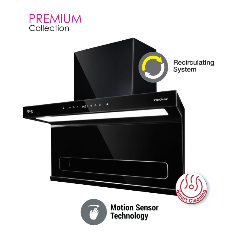 SENZ ADEL Compact L Shape HeatPro intelClean Cooker Hood – Senz