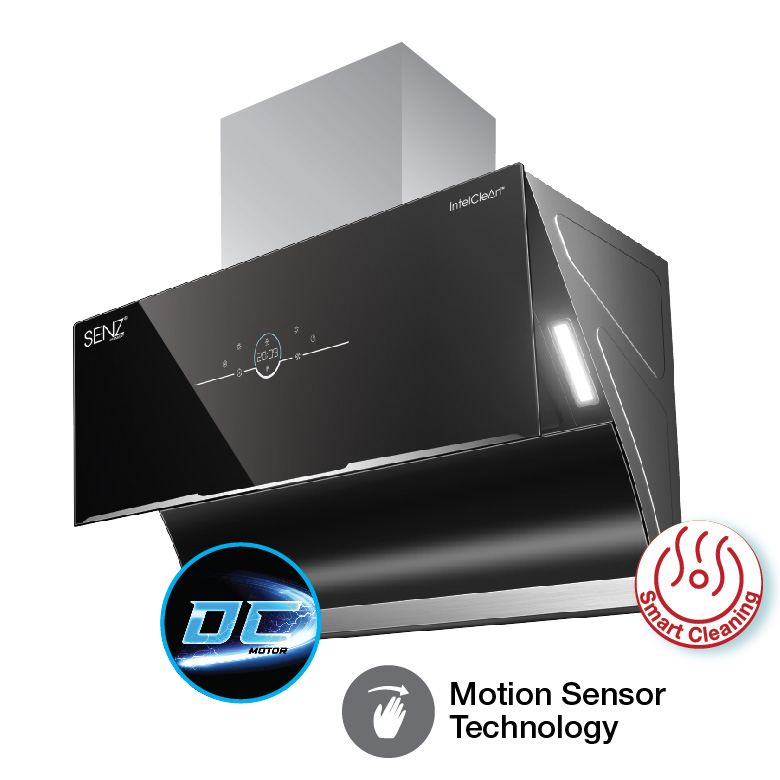 SENZ AURORA DC Motor Heat Pro intelClean Cooker Hood – Senz