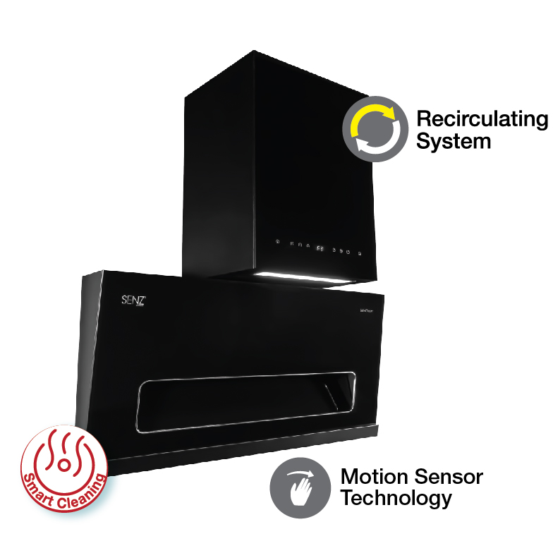 SENZ HERMOSA Ultra Slim Heat Pro intelClean Cooker Hood – Senz