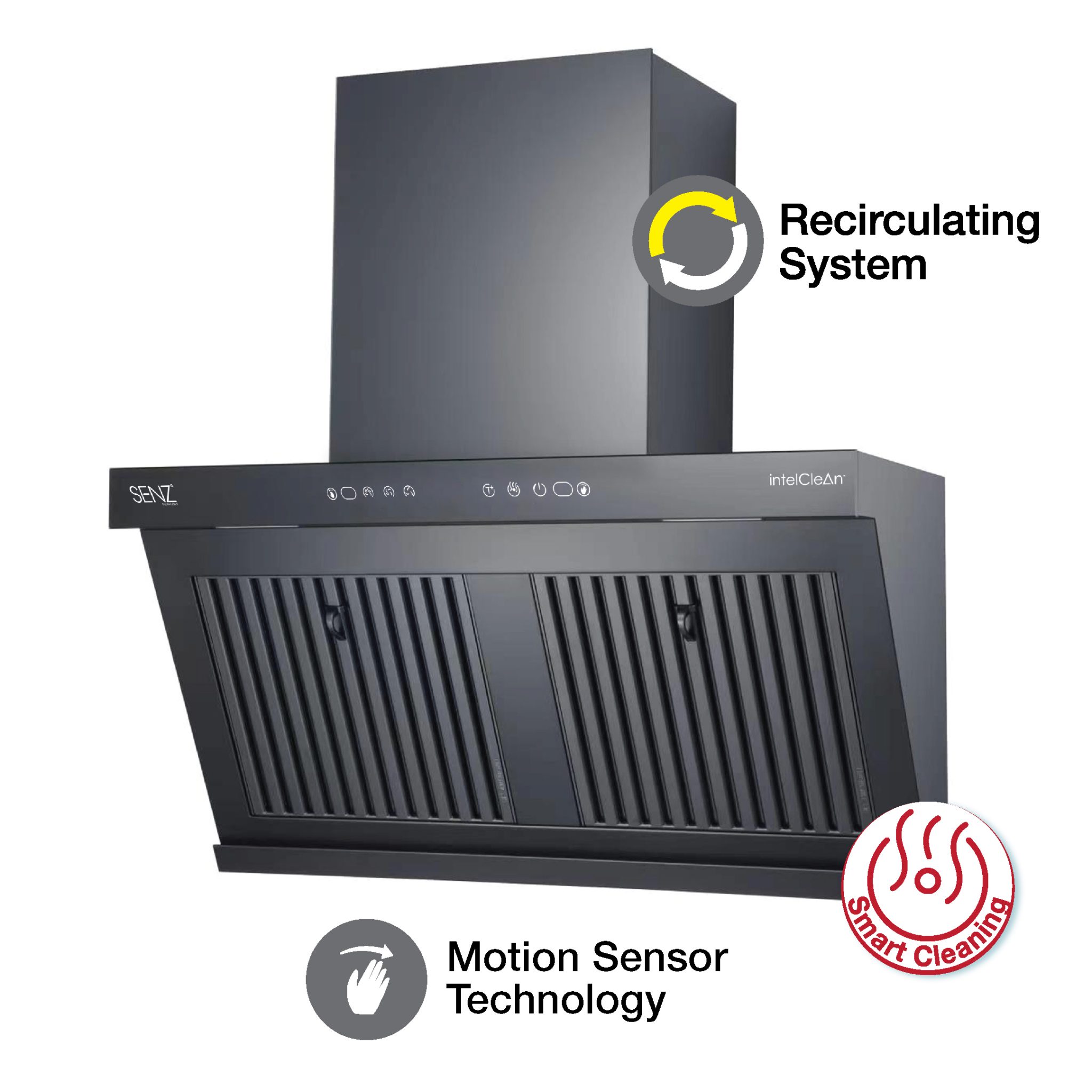 SENZ ESTILLA GreaseGuard Heat Pro intelClean Cooker Hood – Senz