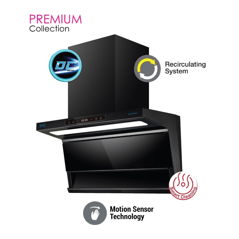 SENZ ADEL Compact L Shape HeatPro intelClean Cooker Hood – Senz