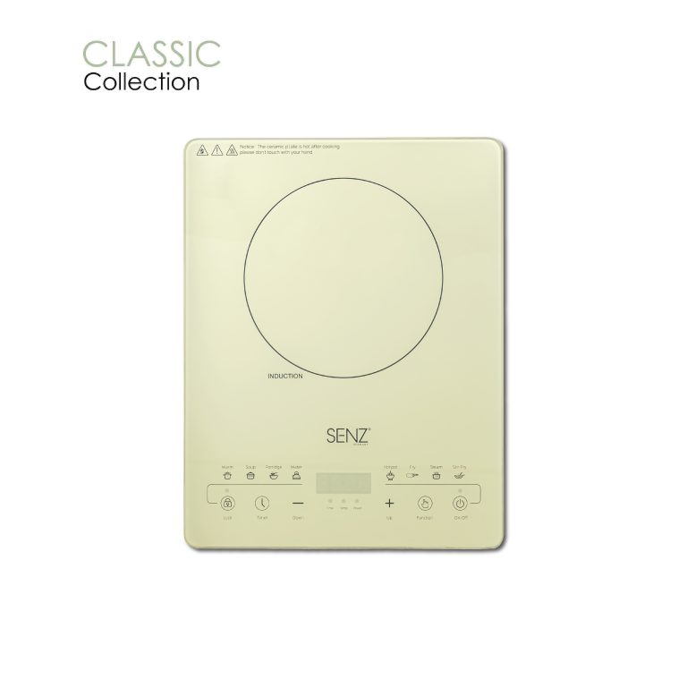 SENZ AURA Series Color Single Induction Cooker – Ivory Cream – SENZ