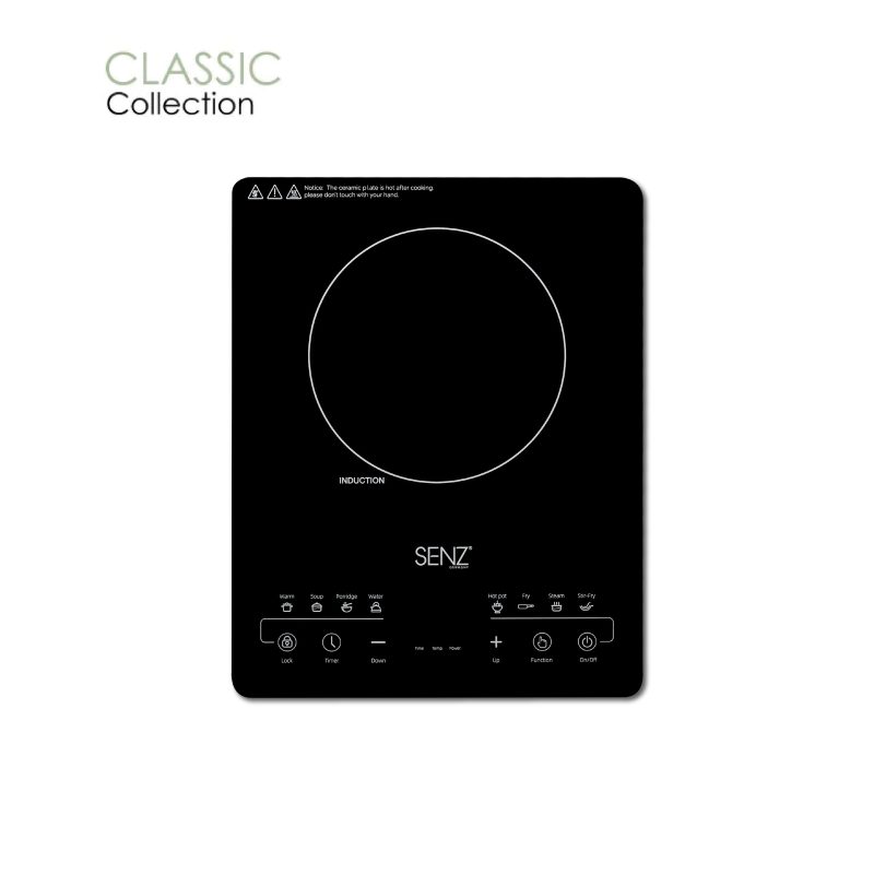 SENZ AURA Series Color Single Induction Cooker – Midnight Black – SENZ
